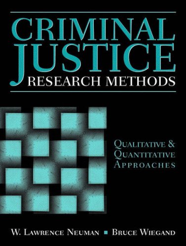 Amazon.com: Criminal Justice Research Methods: Qualitative and ...