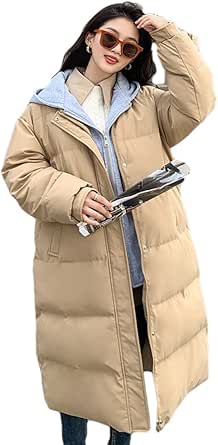 Amazon | QPQPQ ダウンコート 中綿ダウンジャケット 冬 レディース ロングコート 薄手ジャケット 可愛い ロング丈 20代 30 ...