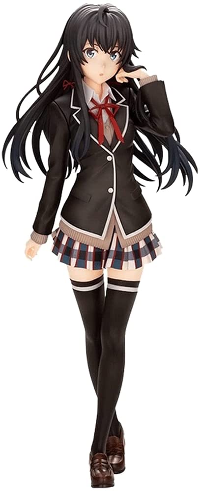Buy QDLONG Anime Figure Yukino Yukinoshita Cute Loli School Uniform ...