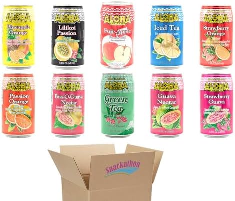 Amazon.com : Aloha Maid Drinks, Variety, All Flavors, 1 Can per Flavor ...