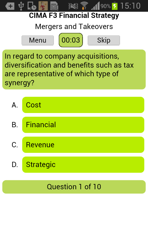CIMA F3 Financial Strategy:Amazon.com:Appstore for Android