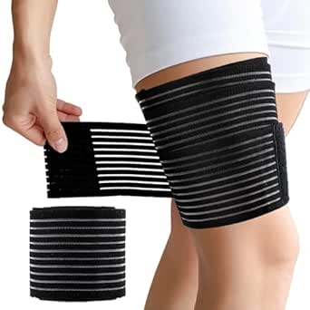 Amazon.com: Ymapinc Thigh Hamstring Compression Sleeve, Adjustable ...