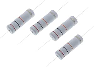 Amazon.com: GENVQdf Carbon Film Resistor Kit, 50PCS 5W Carbon Film ...