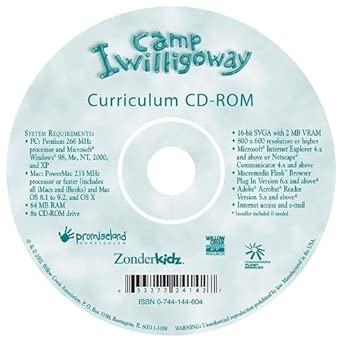 Camp Iwilligoway Kit Individual Curriculum CD-ROM (Promiseland): Willow ...
