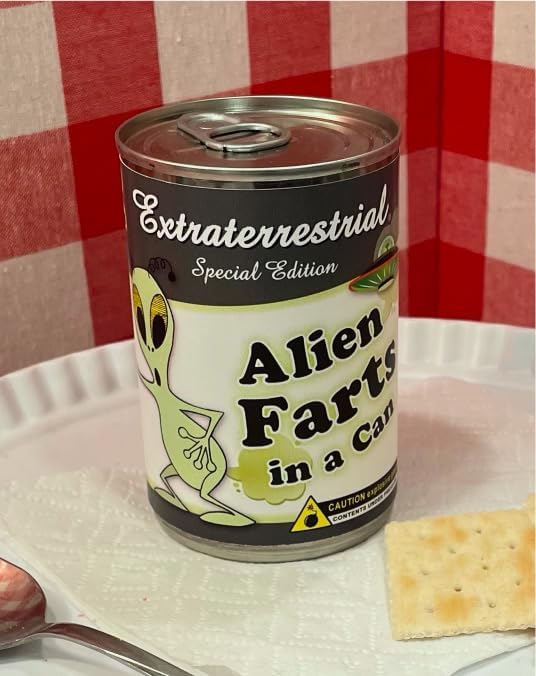 Amazon.com: Alien Farts Novelty Soup Can Labels - Extraterrestrial, UFO ...