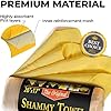 Premium Shammy Cloth for Car Drying - 26”x17” - Super Absorbent Chamois ...