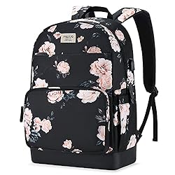 Amazon.com: MOSISO 15.6-16 inch Laptop Backpack for Women, Polyester ...