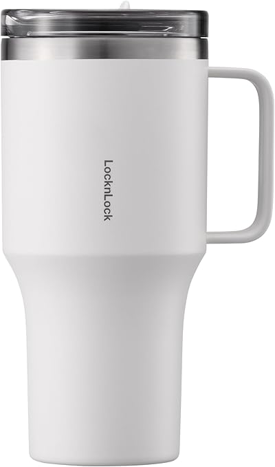 Amazon.com: LocknLock Metro Travel Mug, Premium 18/8 Stainless Steel ...