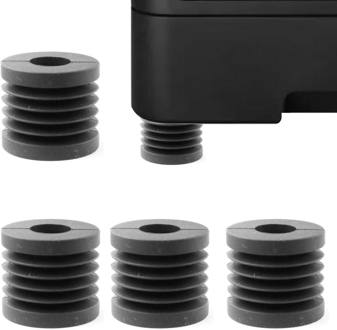 Amazon.co.jp: 3Dプリンター 反振動フィート 反スリップのゴム製衝撃吸収のゴム製フィート X1 P1P シリーズのための 衝撃吸収の騒音低減 4pcs 黒 [並行輸入品 ...