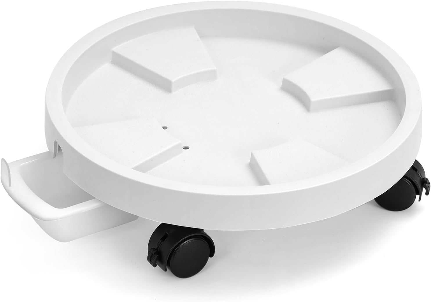 Amazon.com: Home-X Medium Plant Caddy with Wheels and Sturdy Rim to ...