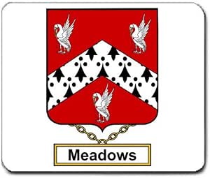 Amazon.com: Meadows Family Crest Coat of Arms Mouse Pad : Office Products
