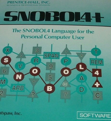 Amazon.com: Snobol4+: The Snobol4 Language for the Personal Computer User (With Software ...