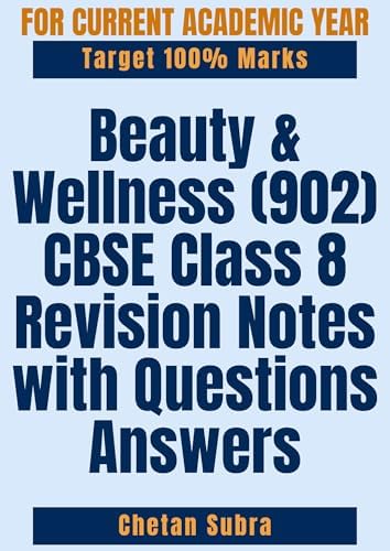 Beauty & Wellness (902) CBSE Class 8 Revision Notes with Questions ...