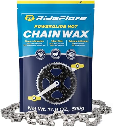 Amazon.com : RideFlare Premium Chain Wax 500g – Hot Melt Bike Chain ...