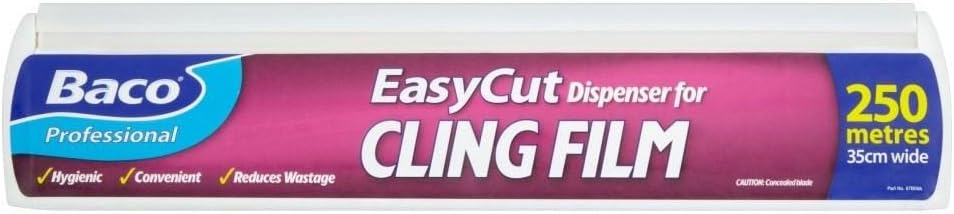 Baco Professional EasyCut Cling Film Dispenser : Amazon.co.uk: Grocery