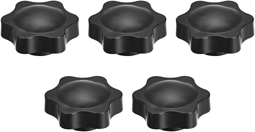 uxcell Clamping Handle Screw Knobs Handle M10 Threaded Star-Shape 5pcs ...