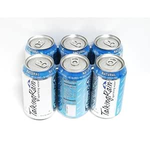 Amazon.com: Talking Rain, Sparkling Artesian Water Natural, 6ct, 12 oz ...