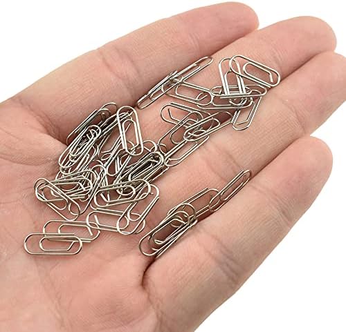 Amazon.com : HAHIYO Paper Clips Sturdy 0.59 inches Length 50 Pack Mini ...