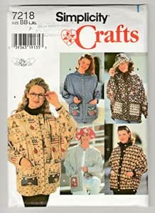 Amazon.com: McCall's Simplicity Crafts 7218 Misses' Jacket & Hat Sewing ...