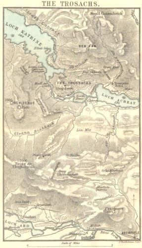 Amazon.com: SCOTLAND: The Trossachs Trosachs. Loch Katrine & Loch ...