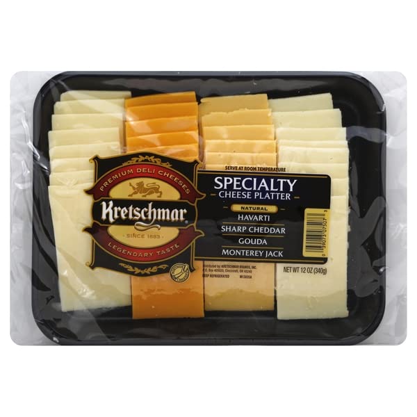 Amazon.com: Kretschmar Specialty Cheese Platter, 12/12oz Tray : Grocery ...