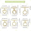 Amazon.com: PH PandaHall 18K Toggle Clasps, 6 Styles T-Bar Closure ...