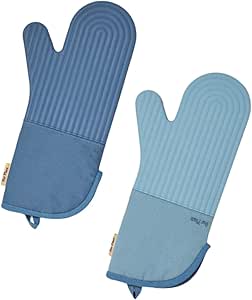 Amazon.com: Hot Mitts - Premium Silicone & Cotton Twill Oven Mitts ...