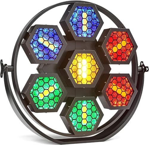 Amazon.com: Tawelun 315W RGB Retro Light LED Retro Light 7 Head Retro ...