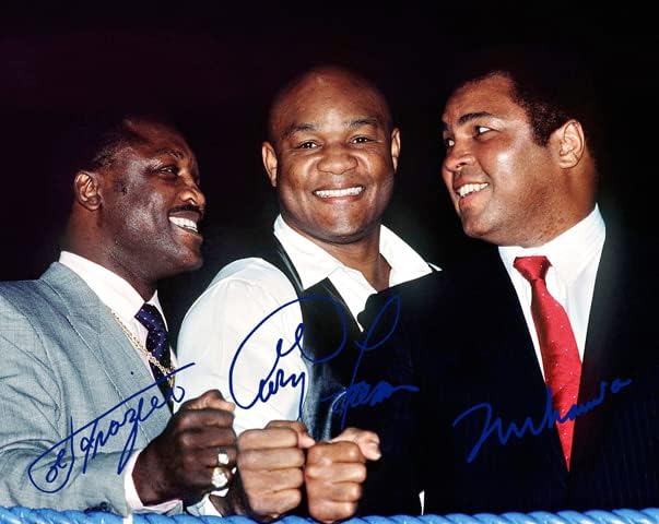 Amazon.com: Ikonic Fotohaus Muhammad Ali Joe Frazier George Foreman ...