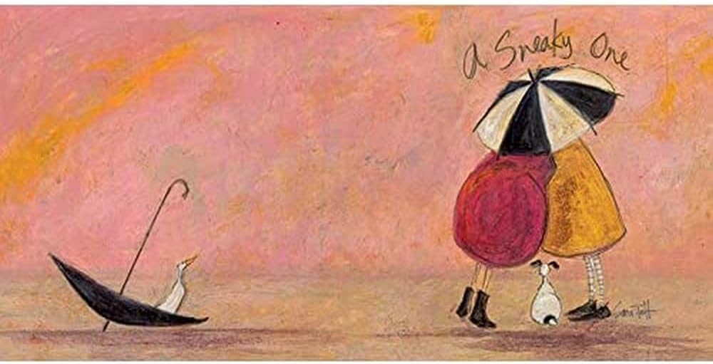 Sam Toft WDC12009 Midsummer Dip Canvas Print, Multi Coloured, 30 x 40cm ...