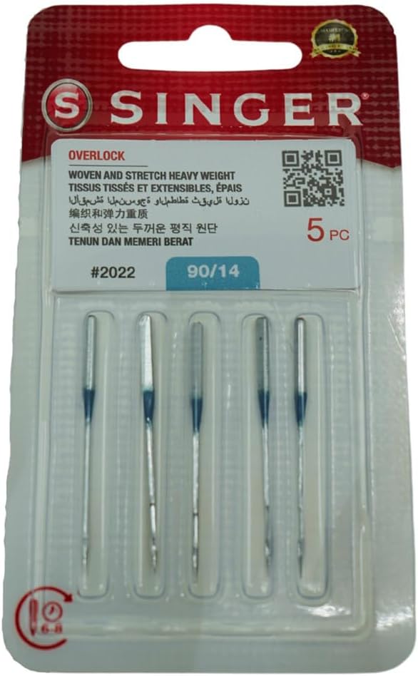 Singer Overlocker Needles, Size 90/14 (Pack of 5) : Amazon.com.au: Home