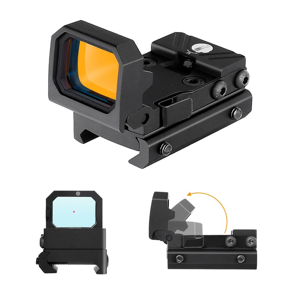 Buy ohhunt Red Dot 3 MOA Flip Up Reflex Compact Red Dot for Picatinny ...