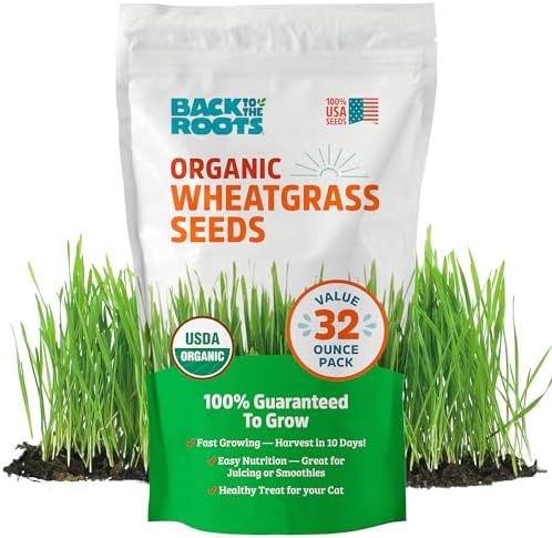 Amazon.com : Living Whole Foods Certified Organic Wheatgrass Growing ...