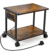 Amazon.com: Asgolion Standing Shelf with Charging Station, 39" 4 Tier ...