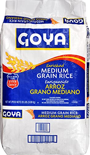 Snapklik.com : Goya Foods Enriched Medium Grain Rice, 20 Pound