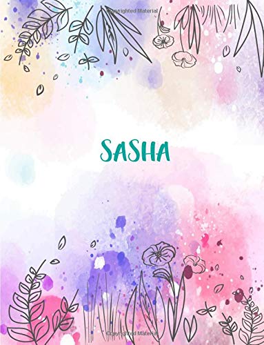 Amazon.com: Sasha: 8.5x11 inches 110 Lined Pages 55 Sheet Peony Floral ...