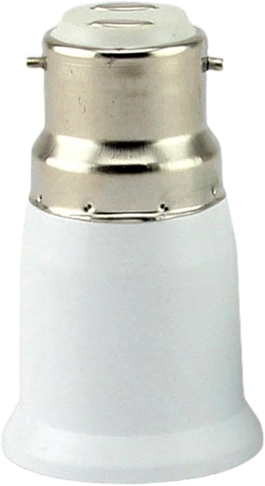 Light Bulb Adapter Socket Converter - Bayonet to Edison Screw Base ...