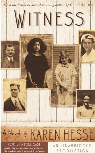 Amazon.com: Witness: 9780739338049: Karen Hesse: Books