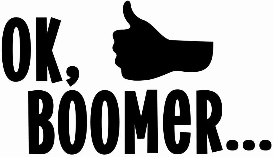 Amazon.com: Ok Boomer Thumbs Up Funny NOK Decal Vinyl Sticker |Cars ...