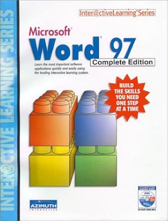 Buy Microsoft Word 97 : CoursePak Book Online at Low Prices in India ...