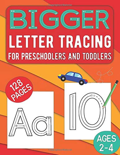Amazon | Bigger Letter Tracing for Preschoolers and Toddlers ages 2-4 ...