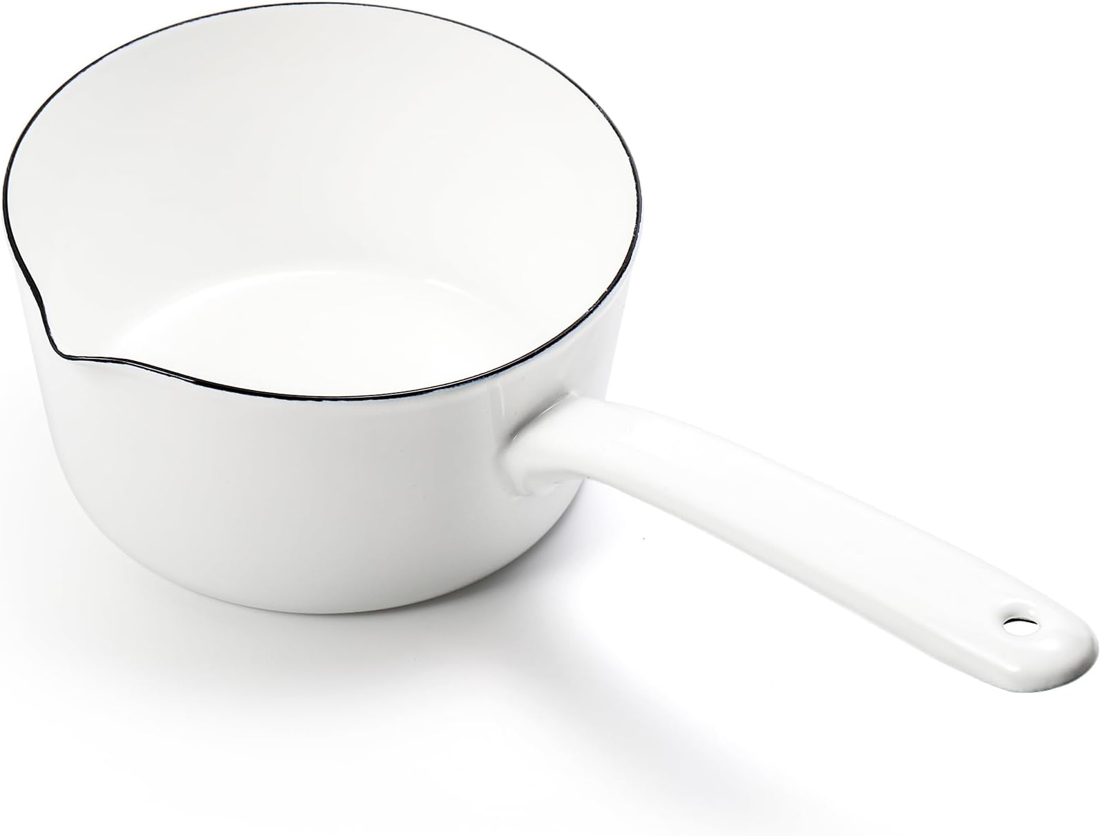 JMAHM Stockpots Enamel Non Stick Milk Pan Tea Coffee Egg Boiling Pot ...