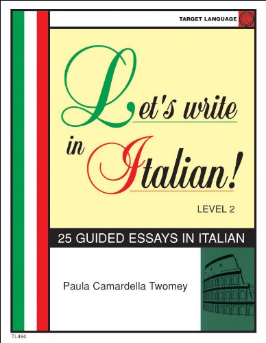 Amazon.com: Let's write in Italian! Level 2, 25 Guided Essays in ...