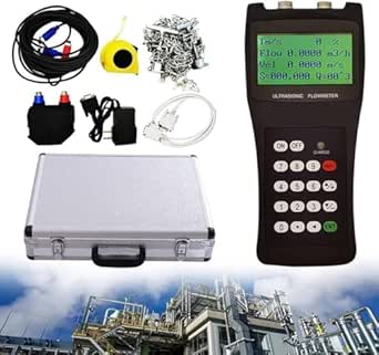 Water Flowmeter Ultrasonic Flow Meter Clamp on Handheld Portable ...