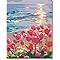 Gutluz Malen Nach Zahlen Erwachsene Blumen am Meer Malen Nach Zahlen Blume Malen-Nach-Zahlen ...