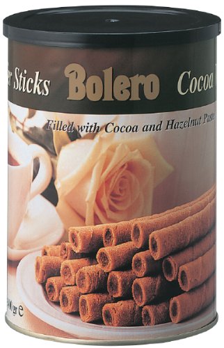 Amazon.com : BOLERO Hazelnut Wafer Sticks Tin, 14.1 OZ : Grocery ...