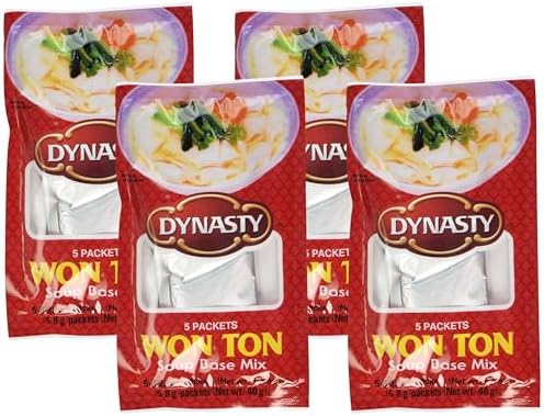 Amazon.com: Dynasty Won Ton - Mezcla base de sopa de 1.4 onzas (paquete ...