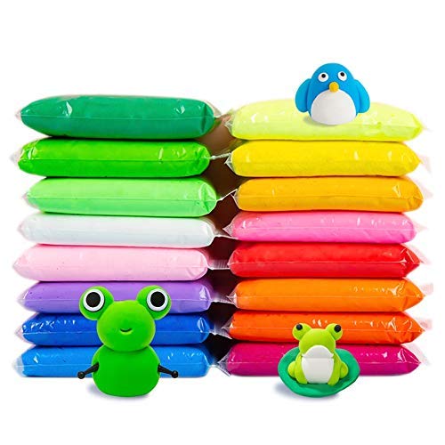 Firstly Traders 12 Air Drying Modeling Clay Plasticine Ultra Light Soft ...