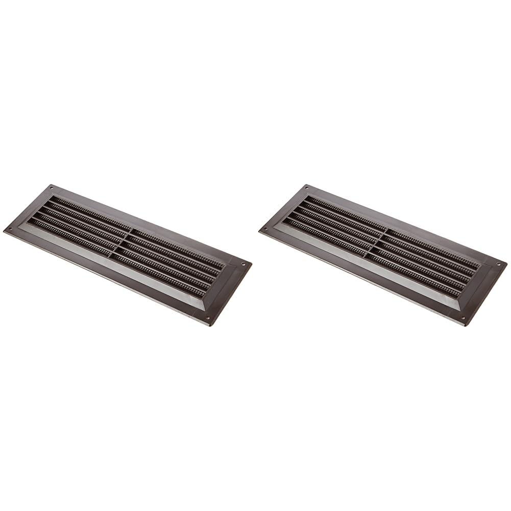Map Louvre Vent Cover 9 x 3 (229mm x 76mm), Fixed Plastic Grille with ...