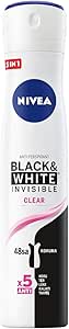 NIVEA Black & White Invisible deodorant spray (1 x 200 ml), women's ...